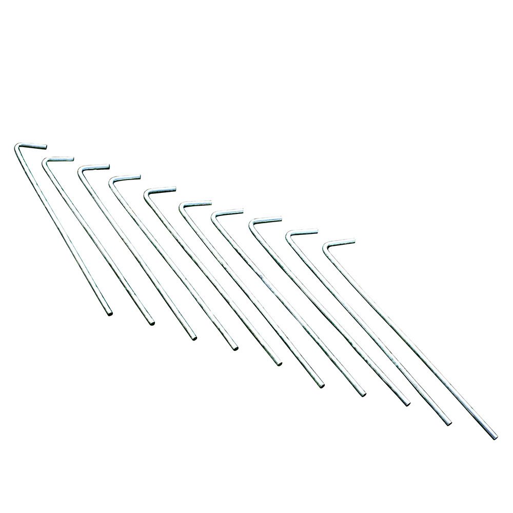 8" Steel Pegs 10 Pack | Chase Outdoors